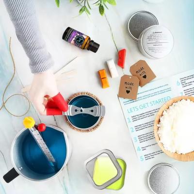 Custom Supply Luxury Adults Soy Wax Gel Electric Melting Pot Kit Diy Candle