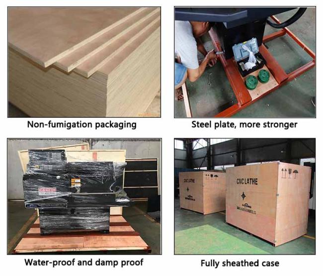 Packaged machine ready for shipping