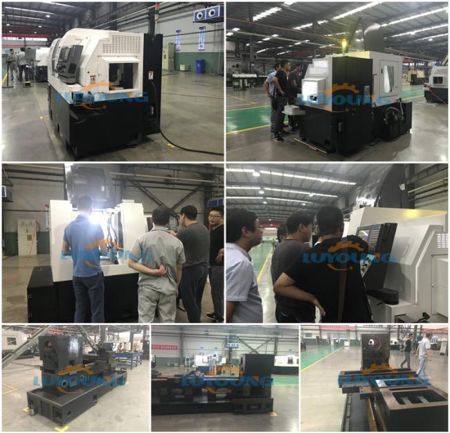 SM205 CNC Lathe Machine operation view