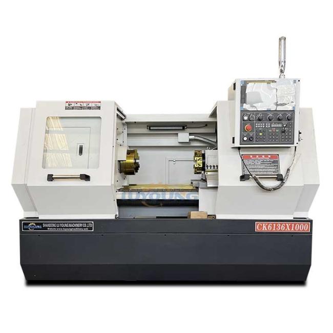 CK6136 CNC Lathe Machine side view