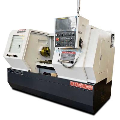China Horizontal Cnc Lathe Machine CK6136 750mm 1000mm CNC Turning for sale