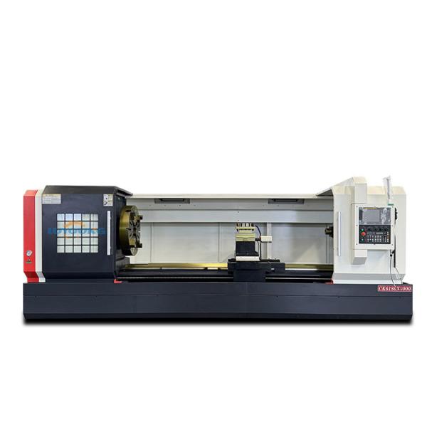 Quality 15kw CK6180 Heavy Duty Cnc Lathe Machine Manual Chuck And Tailstock With 4 for sale