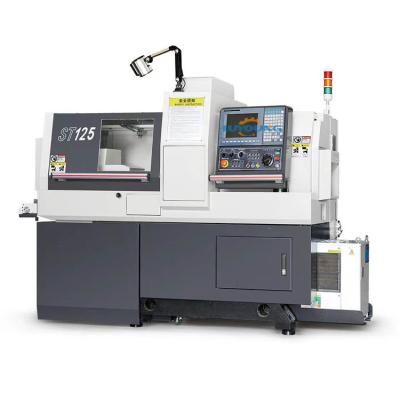 China Cnc Swiss Type Automatic Lathe Sm125 Horizontal 2 Spindle 5 Axis for sale