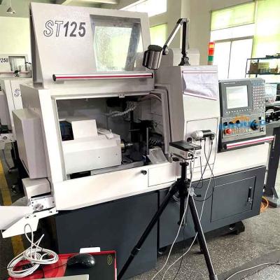 China Cnc Swiss Type Automatic Lathe Sm125 Horizontal 2 Spindle 5 Axis for sale