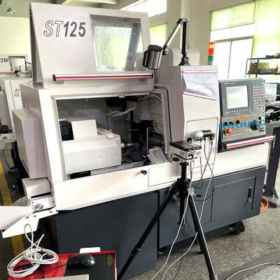 China high speed ST125 Swiss Type CNC Lathe Machine 6000rpm Swiss Style Cnc Machining for sale