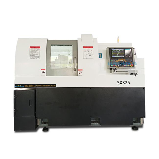 SM325 Swiss Type CNC Lathe Machine with automatic feeders