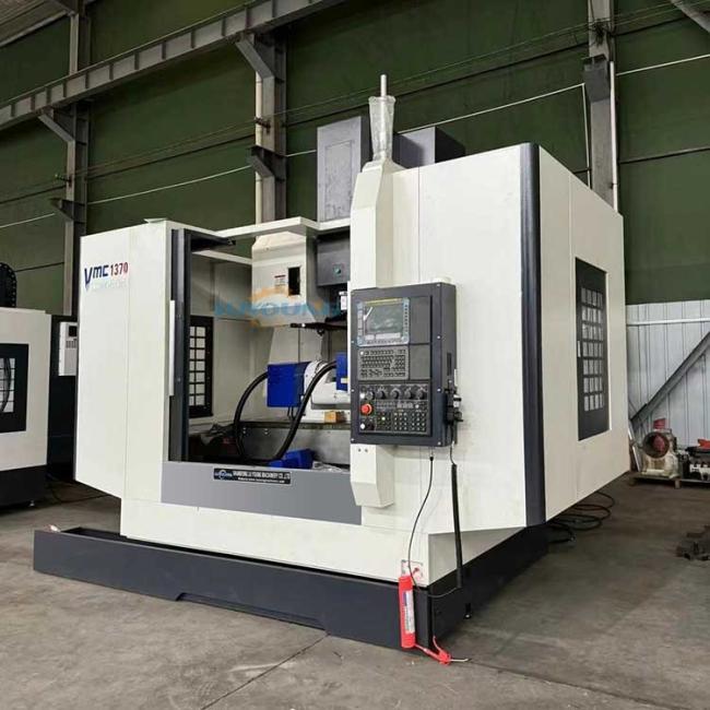 Close-up view of VMC1370 CNC Milling Machine controls