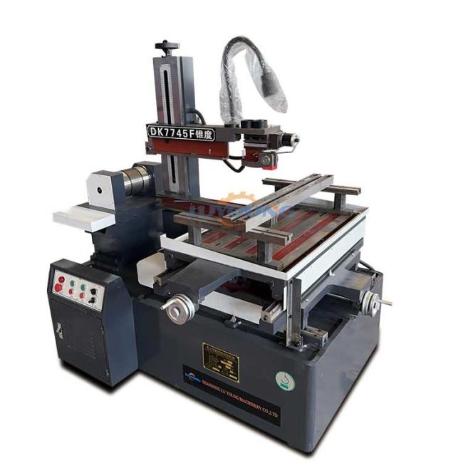DK7750F CNC EDM cutting machine side view