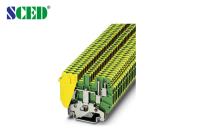 Cina 2.5mm2 larghezza applicazione dell'elevatore delle AWG 30 - 12 di serie della ferrovia di baccano di colore giallo e verde di 5.2mm in vendita