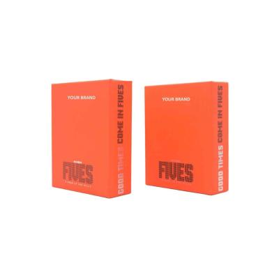 China Embossed Multipack Prerolls Joint Paper Box Packaging with Match Compartment for sale