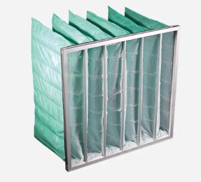중국 높은 먼지 보유 용량 HVAC 가방 공기 필터 F6 주머니 필터 OEM ODM 서비스 판매용