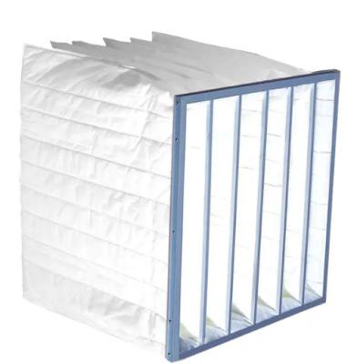 중국 맞춤형 알루미늄 프레임 HVAC F9 가방 필터 Hvac 합성 섬유 주머니 타입 판매용