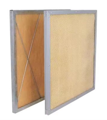 중국 Fiberglass High Temperature Resistance Panel Air Filters For Industrial Ventilation 판매용