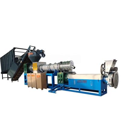 China Máquina de pelletização de resíduos de plástico reciclados com filme de plástico com projeto de parafuso único à venda