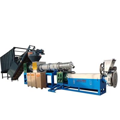 China Mudança de filtro de tipo elétrico Máquina de grânulos de plástico HDPE LDPE para reciclagem de filme PE à venda