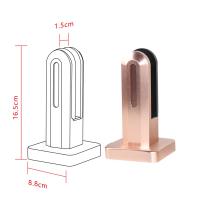 Quality Simple Design Pool Fence Glass Posts Aluminum Glass Holder for Sophisticated Style for sale