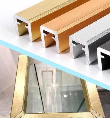 China Glas hek handgreep Zwart aluminium handgreep voor gehard glas en zilveren wit Te koop