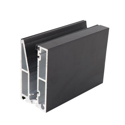 Aluminum Alloy U Channel Frameless Glass Railing System With LED Light At Ningbo