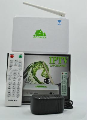 Cina Alto decoder bianco di Internet di definizione con Beinsport e OSN in vendita