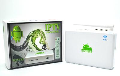 Cina 550 CONTENITORE arabo di canali Cortex-A9 HI-3716M IPTV, decoder di RJ-45 802.11/b/g/n in vendita