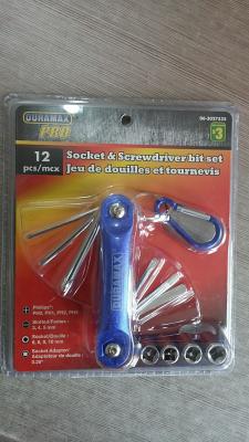 China de contactdoos & de schroevedraaierbeetjereeks van 12 PCs, heet & duurzaam. Te koop
