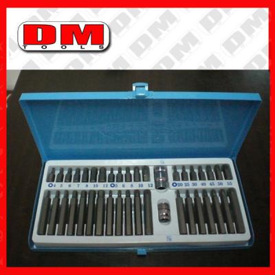 China hoofd magnetische geplaatste de schroevedraaierbeetjes van 40pcs torx Te koop