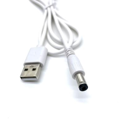 Male To USB-A Fast DC Charging Cable 5.5 X 2.1mm Electric Toothbrush