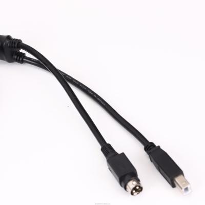 Κίνα 5A Νάιλον 24V PoweredUSB καλώδιο για USB-B αρσενικό και υδραυλικό πλέγμα για εκτυπωτή προς πώληση
