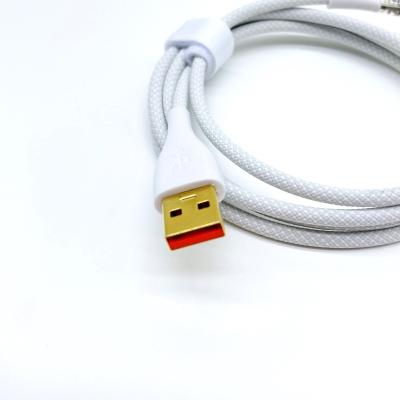 중국 흰색 빠른 충전 남성 USB A에서 C 케이블 USB C 케이블 판매용