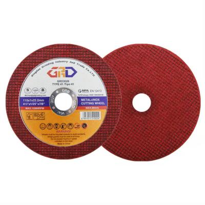 China Inox Cut off Wheel specialized 115mm Stainless Steel Cutting Disc for Angle Grinder for sale