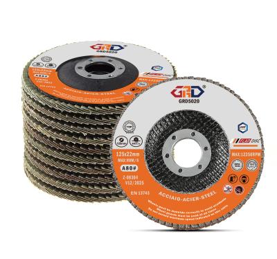 China Customizable 4inch 100mm Ceramic Zirconia Nylon Flap Disc for Stainless Steel Polishing Grinding Sanding Resin Bonded Shape for sale