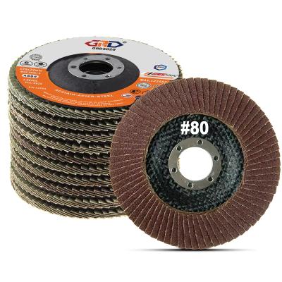 China Factory Hot Sale High-Hardness Ceramic & Fiber Abrasive Flexible Sanding Disc Non-Woven Flap Disc for Polishing OEM Supported for sale