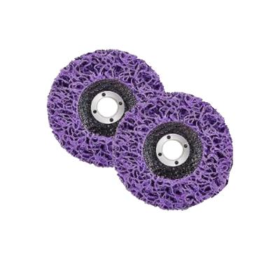 China Strip and Clean Discs Purple 100mm Paint and Rust Remover Stripping Wheel Flap for sale