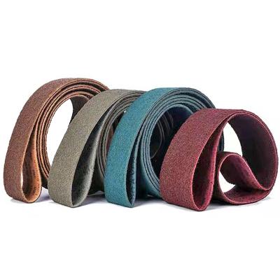 China Knife Grinder Polishing Diamond Non Woven Abrasive Belts,belt Grinder Abrasive Sanding Abrasive Tool for sale