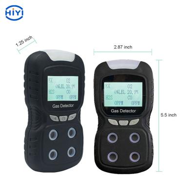 Китай O2ий CO БЫВШИЕ 4 H2S в 1 Multi сигнале тревоги зуммера USB детектора газа IP65 перезаряжаемые продается