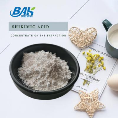 Cina CAS 138-95-0 Immune Enhancing Supplements Shikimic Acid Powder 98% in vendita
