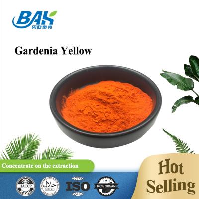 Cina Additivi alimentari naturali di colorante alimentare Gardenia Yellow Powder 94238-00-3 C44H64O24 in vendita