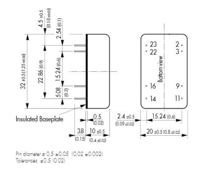 Cina Convertitori di TEN6-4813 TEN6-4813 DC/DC - DIECI 6 serie, modulo di potere del igbt di MITSUBISHI da 6 watt in vendita