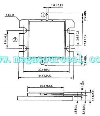Cina MODULO dei transistor di potenza rf del FET FUJITSU rf di GAAS di POTERE di MICROONDA TPM1919-40 in vendita