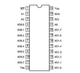 Cina Il 16 bit I2C del chip del circuito integrato ed il porto dell'ingresso/uscita di SMBus con l'interruzione PCA9555PW NXP SI INZUPPANO in vendita