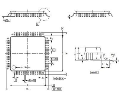 Cina Microcontroller monochip 16/32-bit del chip del circuito integrato; 32/64/512 di flash LPC2138FBD64 NXP QFP di KB ISP/IAP in vendita