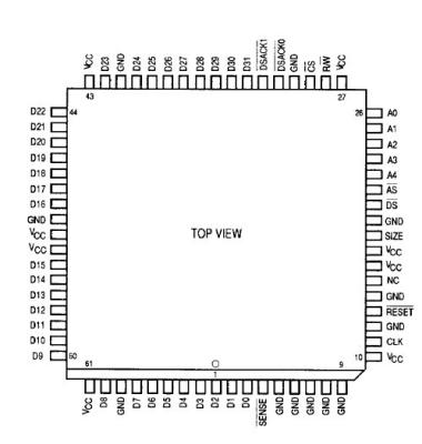 Cina Il chip HCMOS del circuito integrato ha migliorato il coprocessore di virgola mobile MC68882FN25A MOTOROLA PLCC68 in vendita
