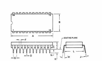 Cina ADATTATORE MC68B50FN MOTOROLA PLCC28 dell'INTERFACCIA PER LA TRASMISSIONE DEI DATI del chip 8-BitASYNCHRONOUS del circuito integrato in vendita