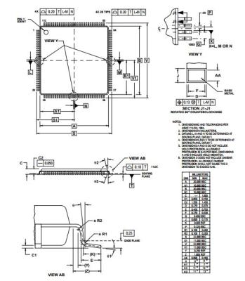中国 集積回路の破片 MC9S12DT128 装置ユーザーズ ガイド V02.09 MC9S12DJ128VPV MOTOROLA QFP 販売のため