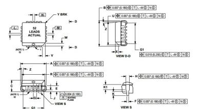 Cina Bit 18 BurstRAM RAM statico veloce sincrono MCM67H518FN10 MOTOROLA PLCC52 del chip 32K x del circuito integrato in vendita