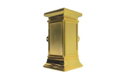 China Silver Gold Color Coffin Accessories PP Casket Swing Bar for sale