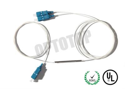 Ενιαίο μήκος κύματος συζευκτήρων 1x2 1480nm ινών τρόπου Sc UPC για το σύστημα ΥΧΕ