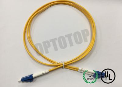 중국 LC/UPC - LC/UPC OS2 단일 모드 매우 광학적인 접속 코드 2f Zip 2.0mm Ofnr 코닝 Smf-28 판매용