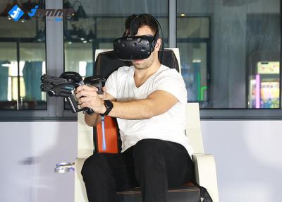 中国 3 DOFの事実上のビデオ ゲーム システム椅子、白い注文のロゴ単一VRの射撃のゲーム 販売のため