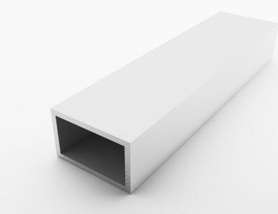 Chine Profil carré en aluminium T3-T8 6063 de tube d'alliage de grand diamètre de ruban à vendre